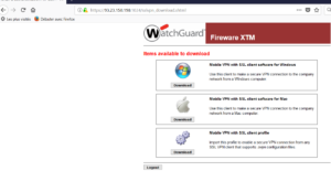 Watchguard : configurer un tunnel VPN SSL