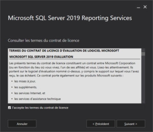 Installer SQL serveur 2019 pour SCCM