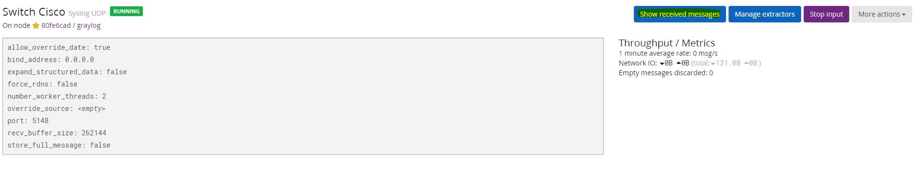 GRAYLOG : Centraliser la gestion des logs de switch CISCO