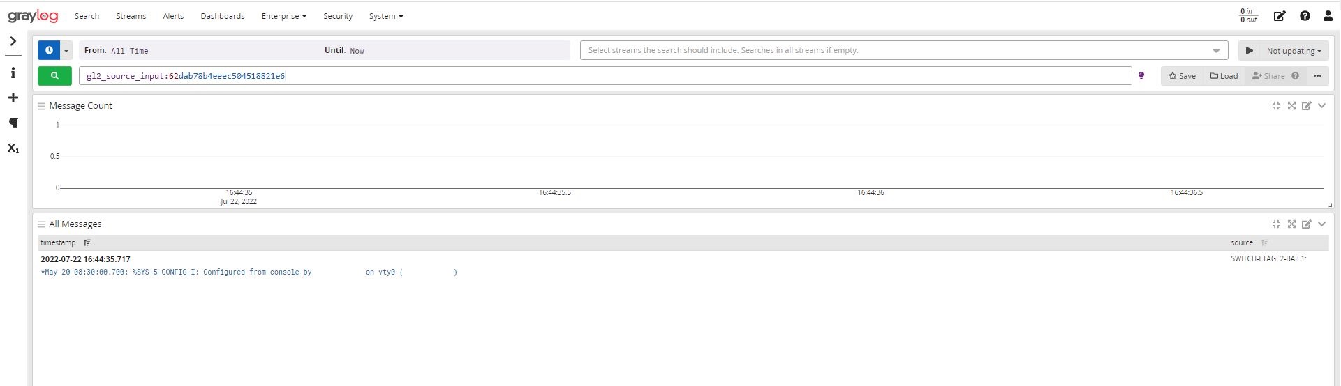 GRAYLOG : Centraliser la gestion des logs de switch CISCO
